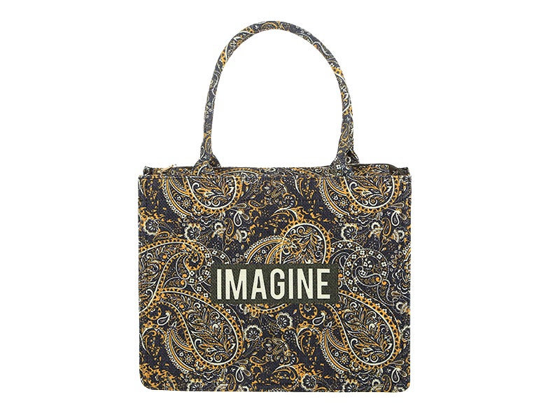 Bolso cuadrado tela paisley | Ale-Hop
