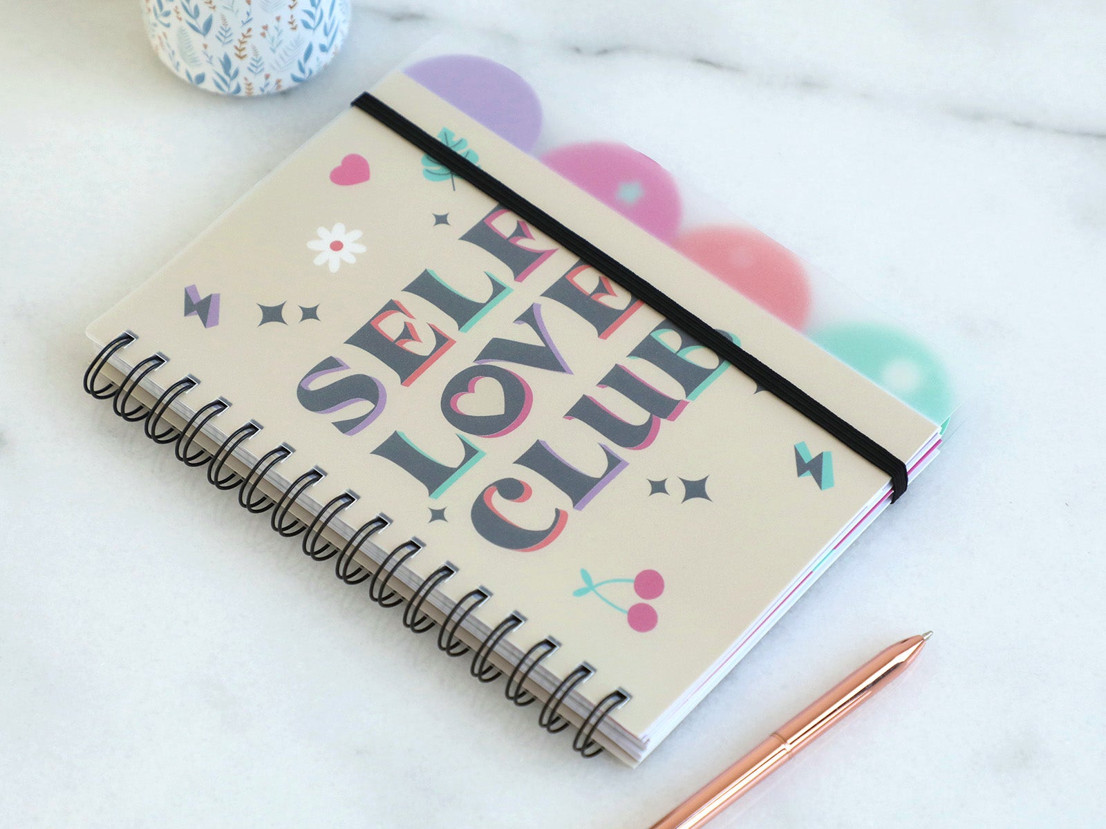Self love club tabbed notebook | Ale-Hop